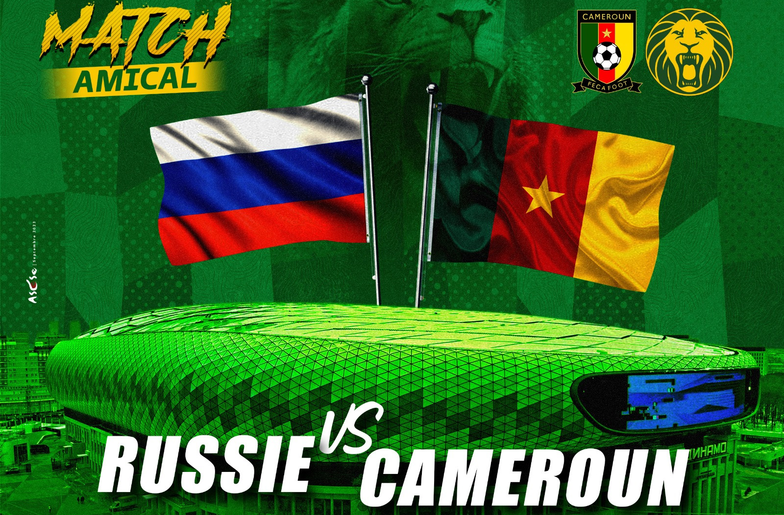 PRESS KIT OF FRIENDLY RUSSIA vs CAMEROON - Fédération Camerounaise de ...